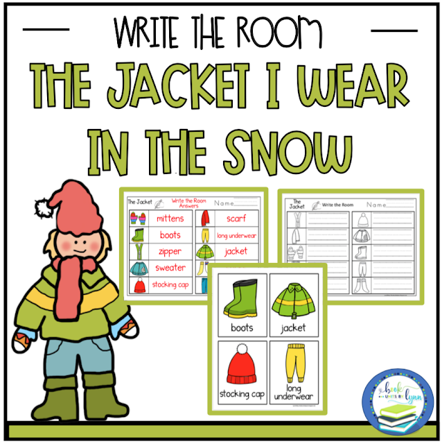 THE JACKET I WEAR IN THE SNOW WRITE THE ROOM ~ Book Units by Lynn
