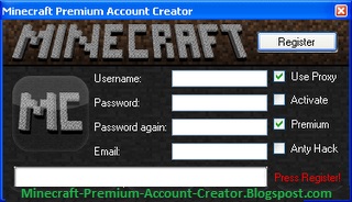Minecraft Premium Account Creator Download