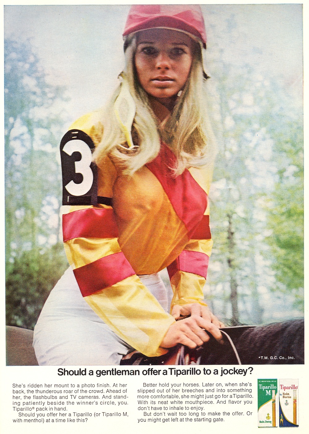 paco camino: Vintage Ad: Tiparillo, 1969