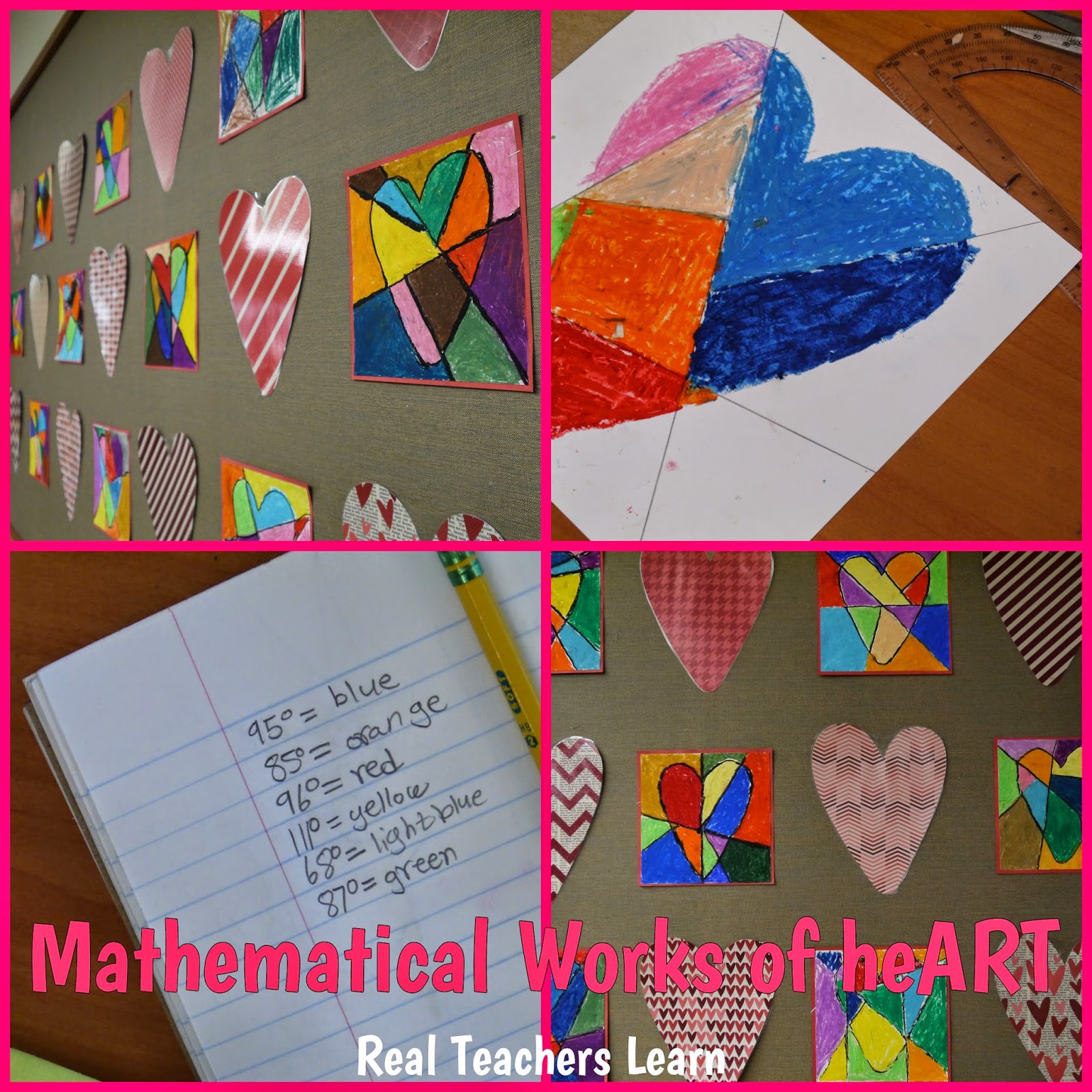 Real Teachers Learn: Works of heART {Angle Measurement}
