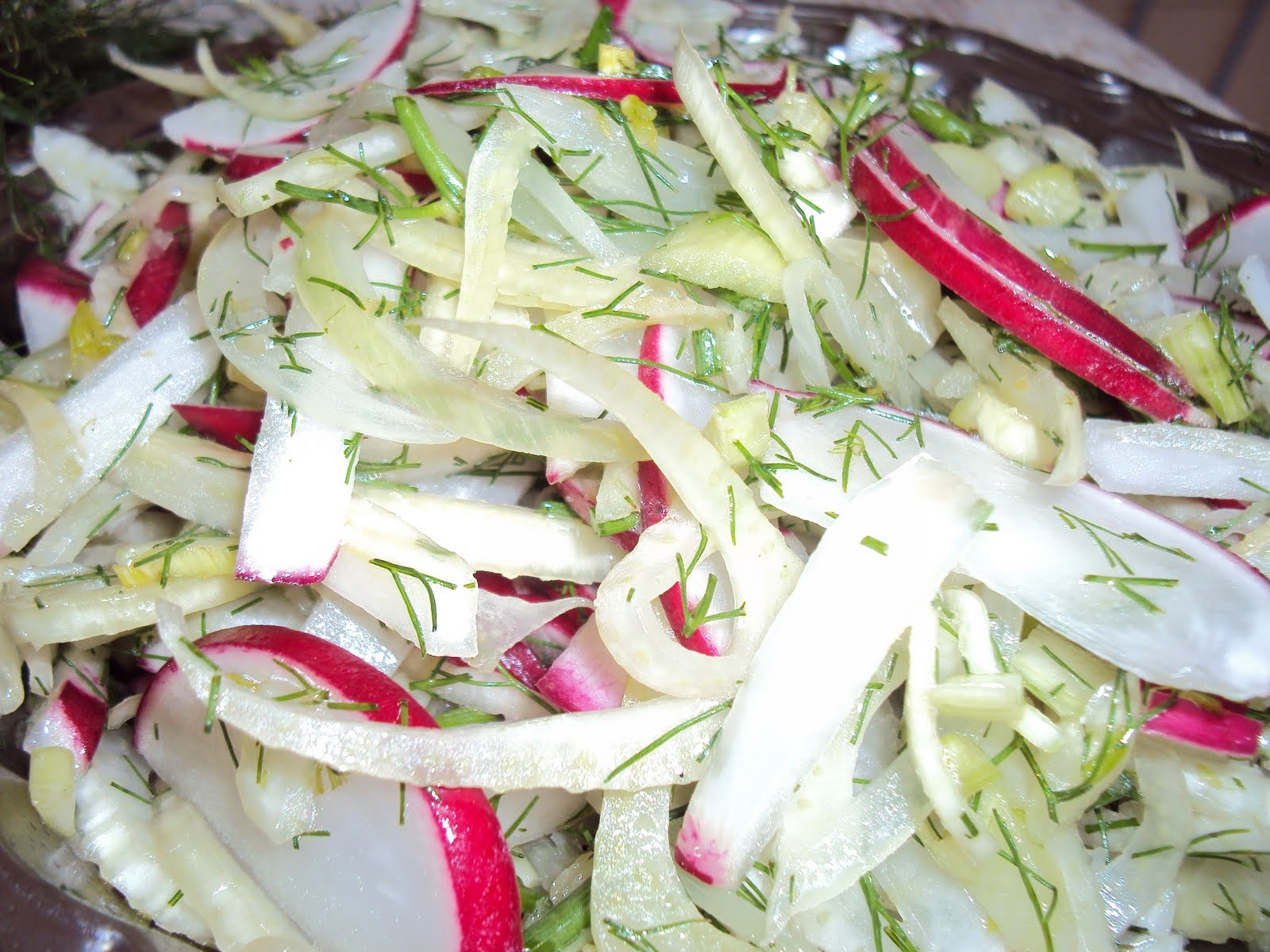 Minhas Receitas Favoritas: Salada de funcho e rabanete