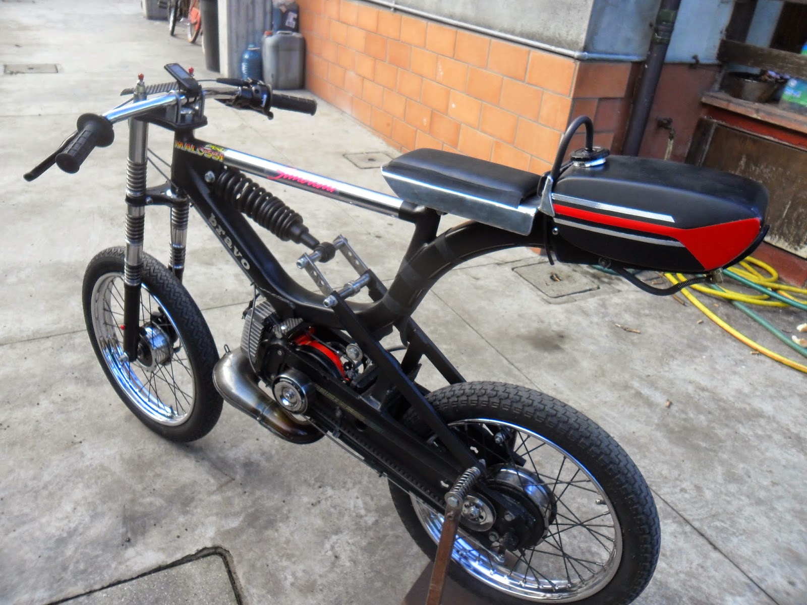 biciclette epoca by Vallo64: BRAVO PIAGGIO CAFE RACER