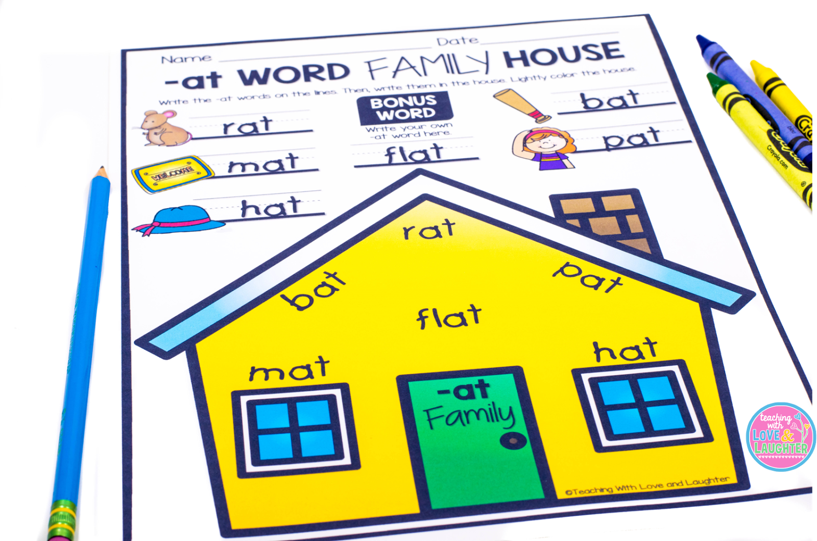 Teaching With Love and Laughter: CVC Word Family Booklets...perfect for ...