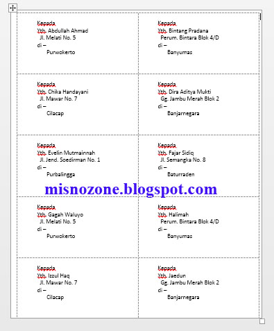 Mudah Membuat Label Undangan 121 - MisnoZone