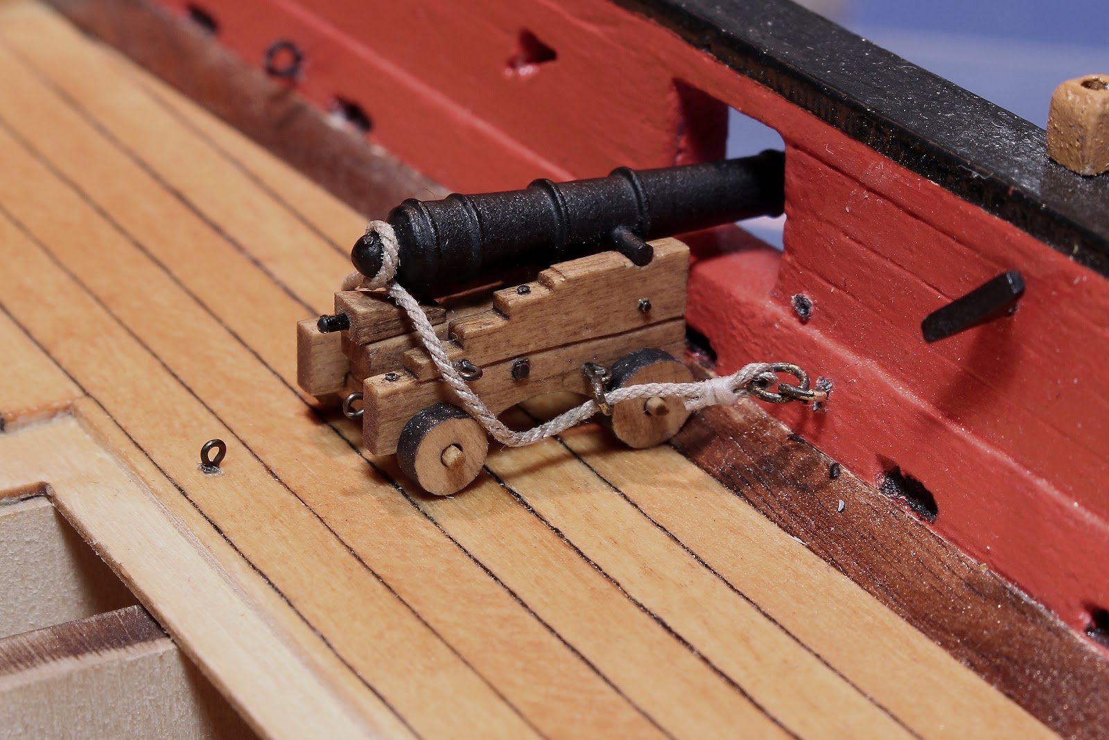 Armed Virginia Sloop 1768 10. - Rigging the gun carriages | Historic ...