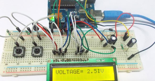 Variable Power Supply By Arduino Uno - Internet of Things