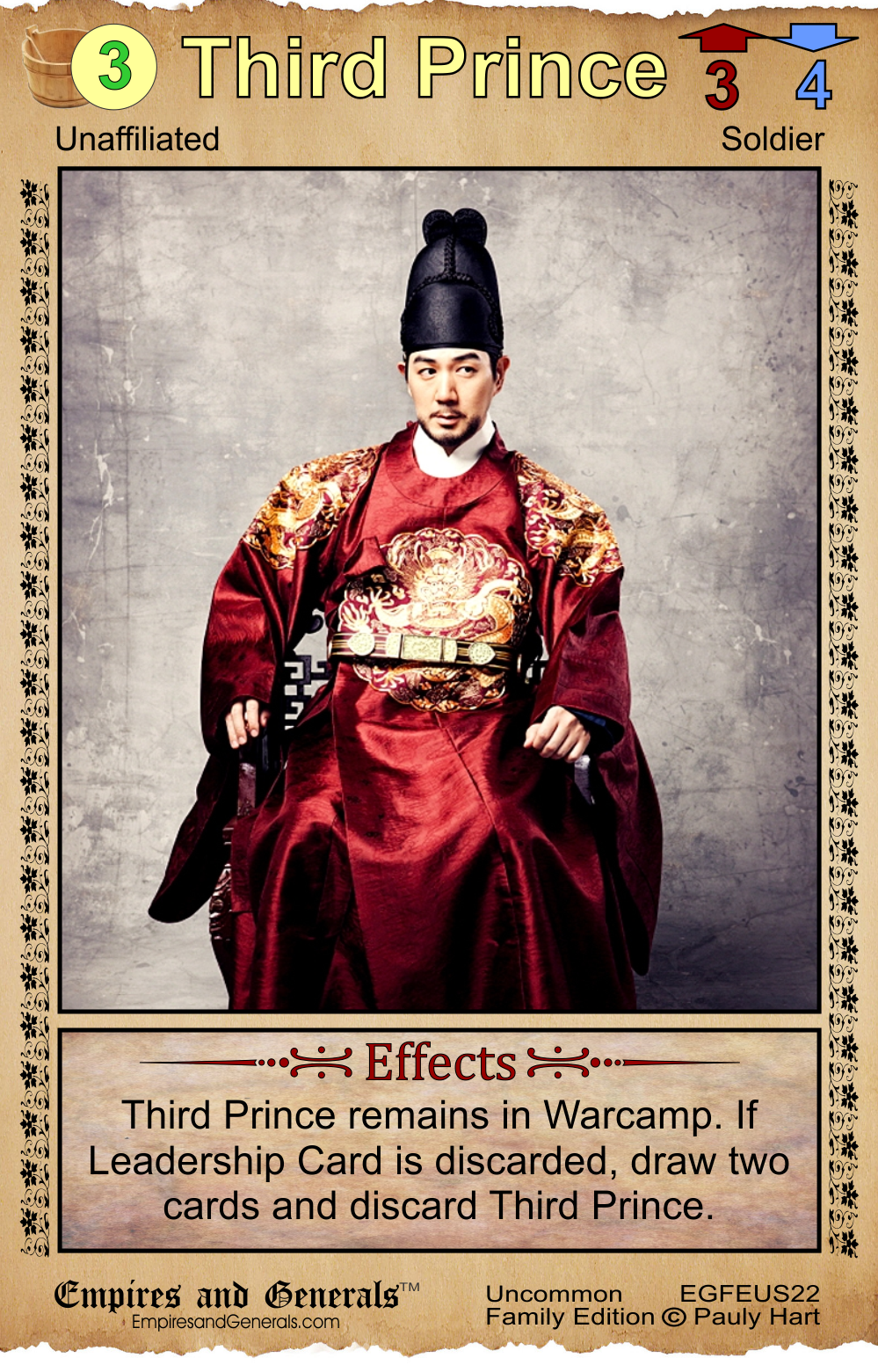 Empires and Generals: Goryeo and Joseon Themed Royalty Cards