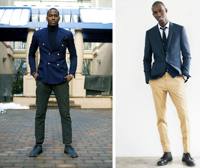 Tu mejor sonrisa en cualquier ocasión: 20 HOMBRES CON AMERICANA AZUL