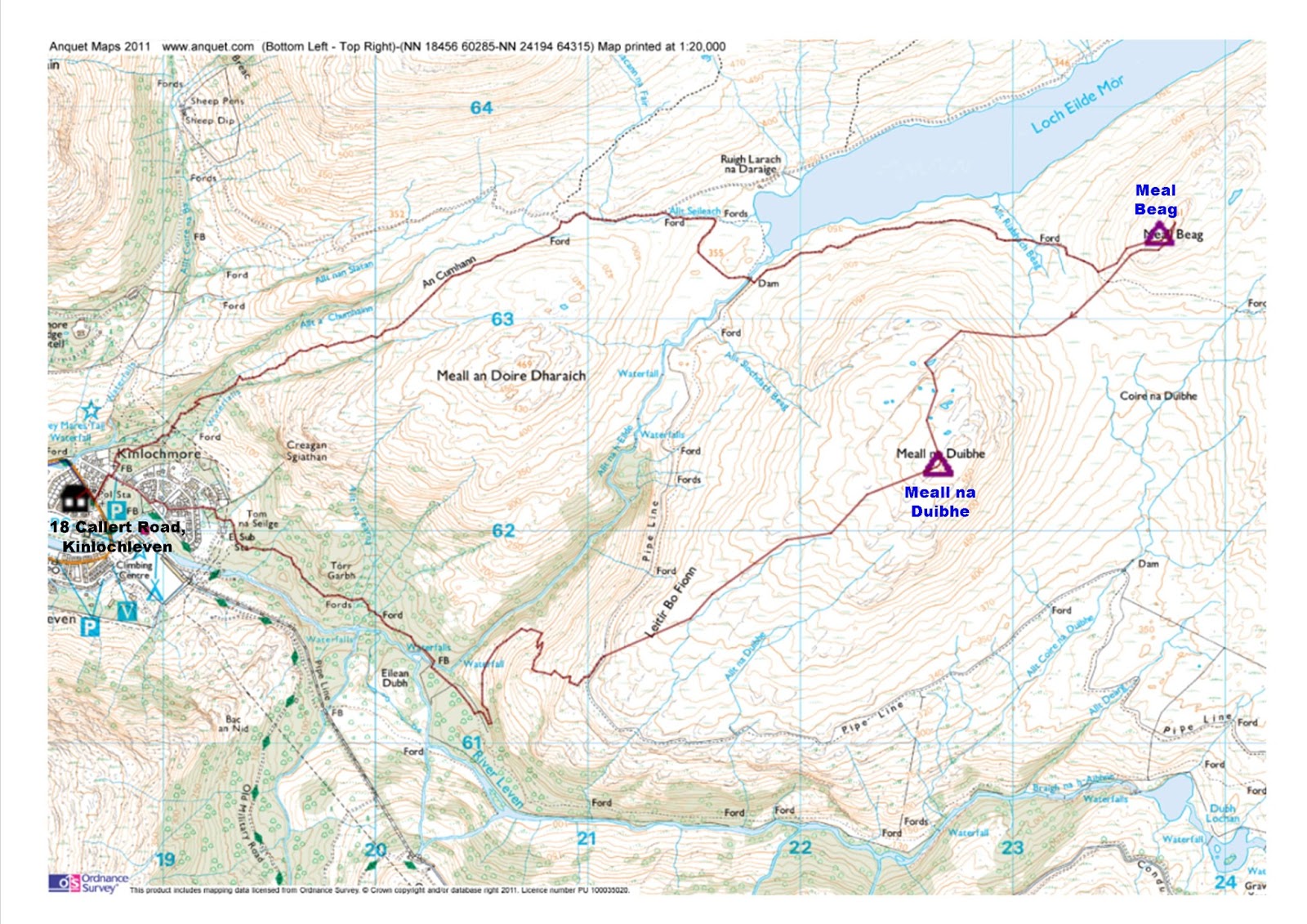 Peak Bagging - The Scottish Munros: 04A - Highland 5s - Planning