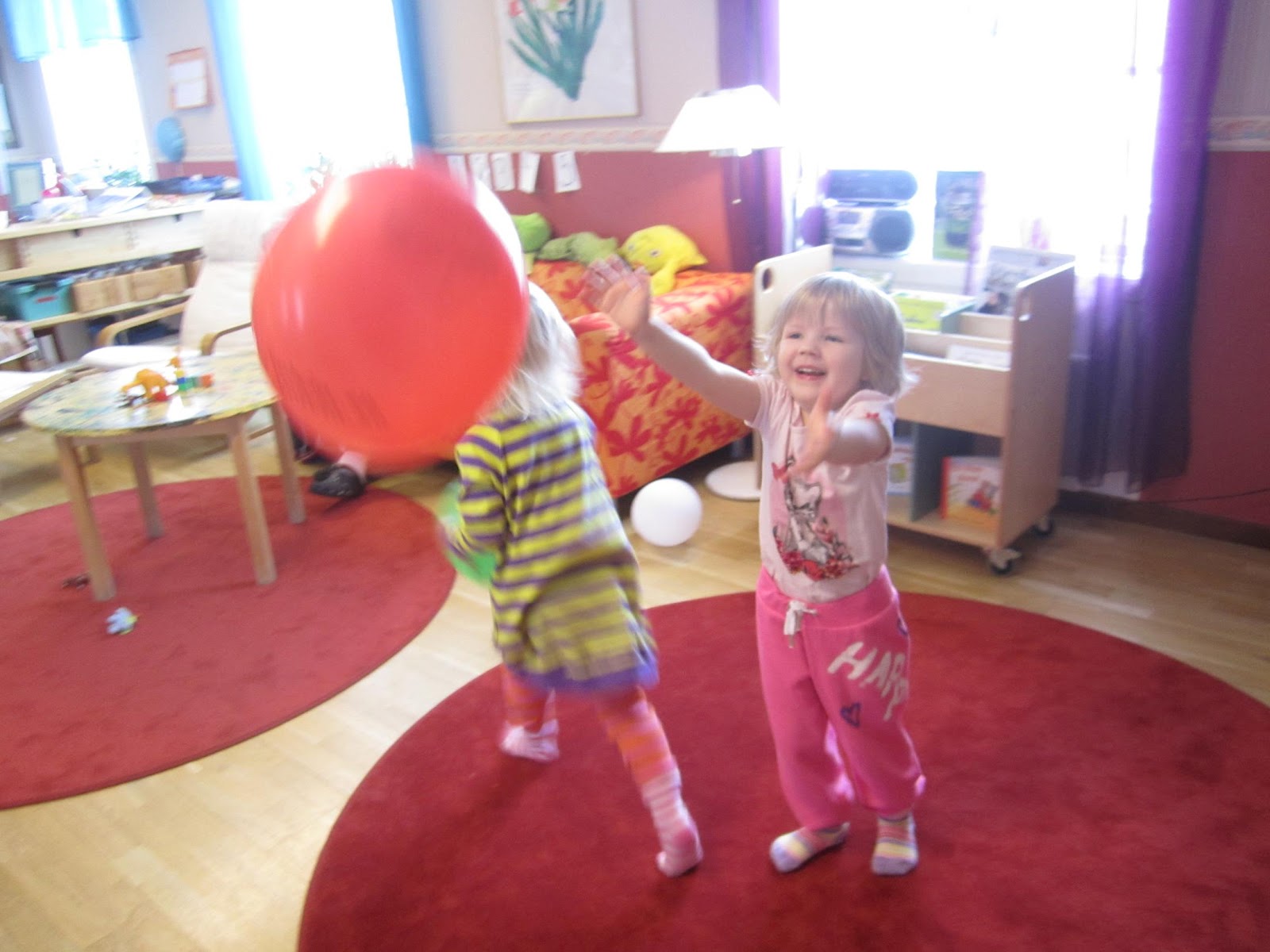 Porfyrgårdens förskoleblogg: Ballongdansen