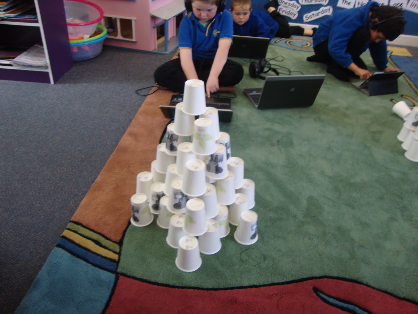 He Puna Whanake: Paper Cup Towers