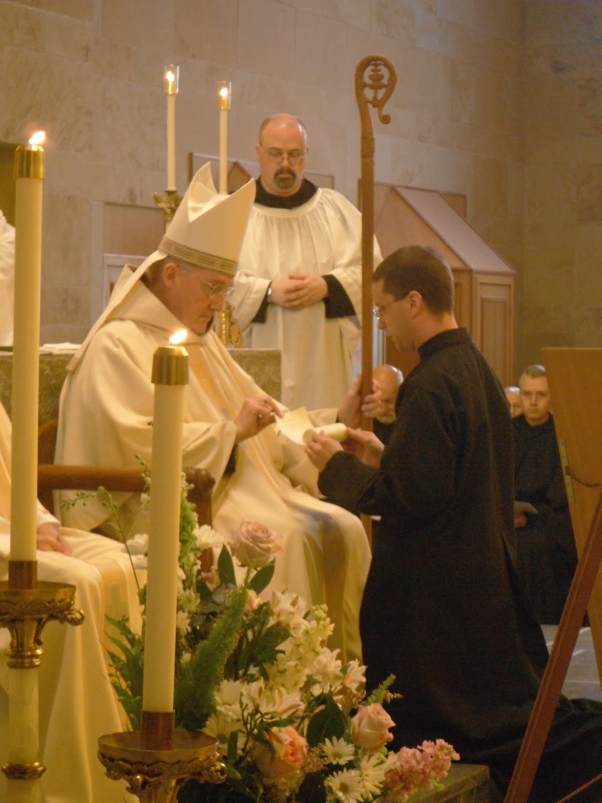Saint Bernard Preparatory School: St.Bernard monk professes first vows