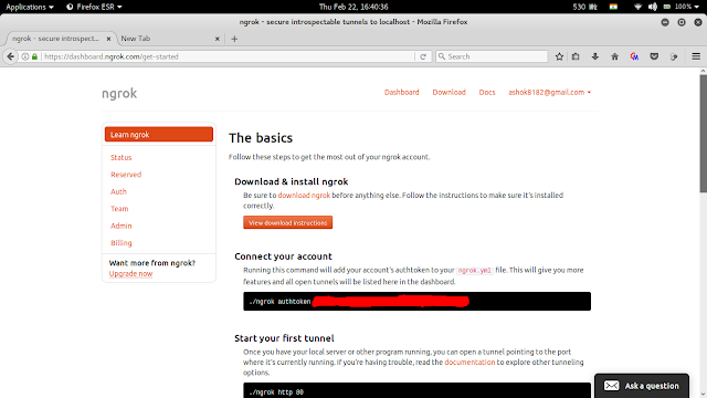 NO PORT FORWARDING]!!!!!!!!!! Reverse tcp shell and configure ngrok