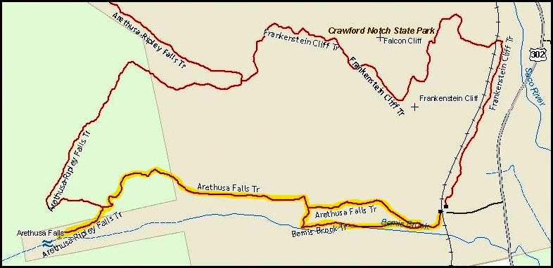 1HappyHiker: A Winter Visit to Arethusa Falls