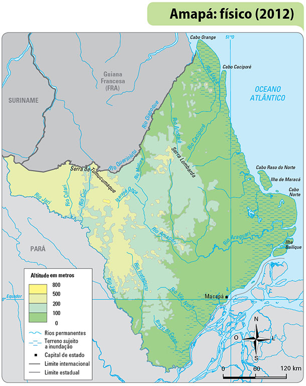 Mapas do Estado do Amapá