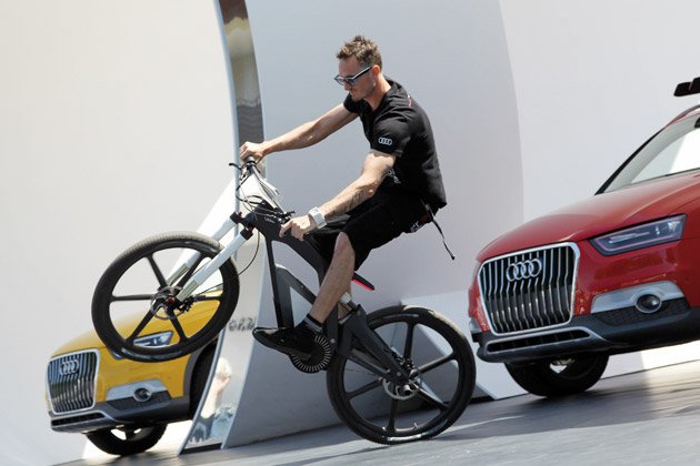 The Audi E-Bike - A Bicycle That Runs At 80 Kmph | Funnilogy