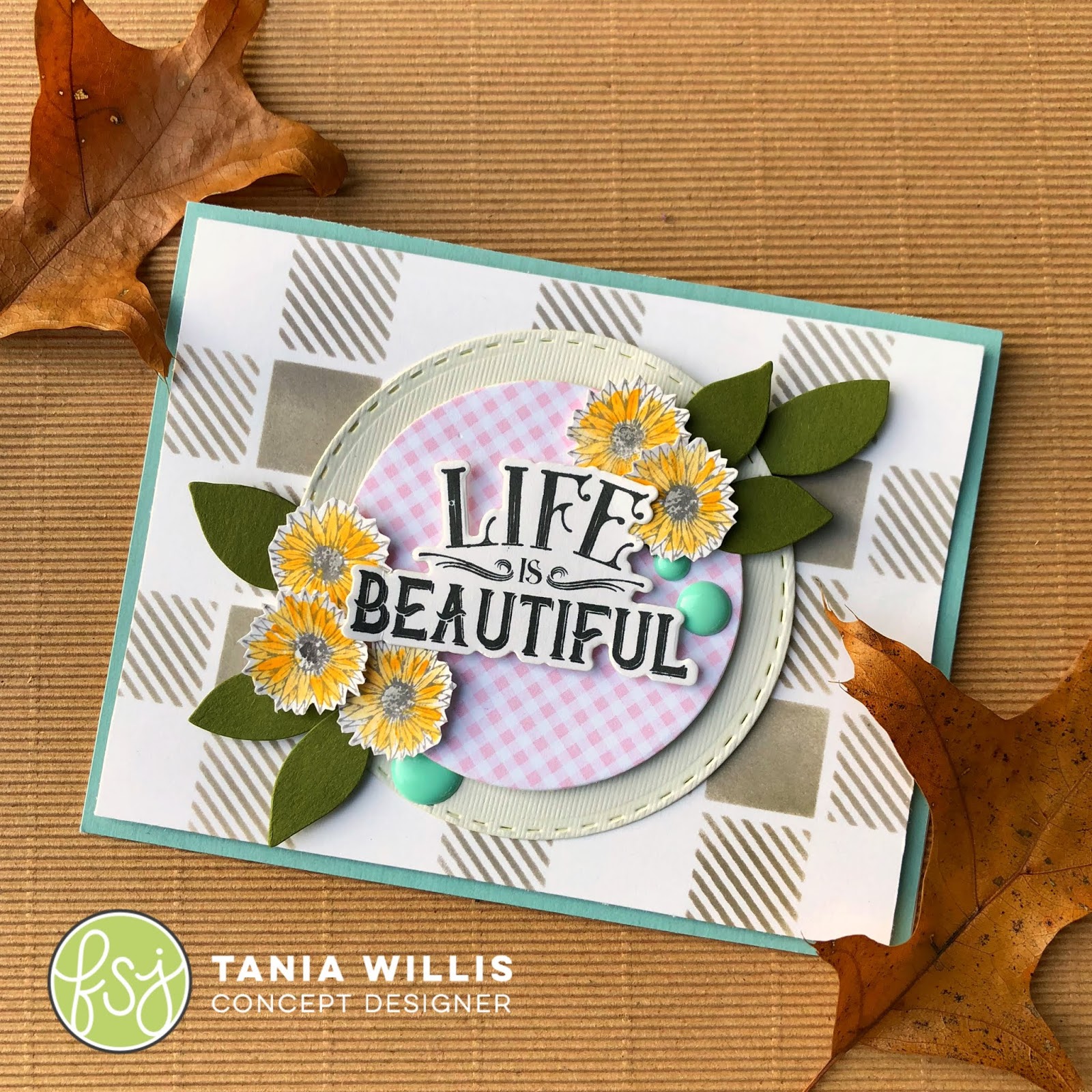 whatchu talkin bout willis?: Buffalo Check Stencil for Card Backgrounds