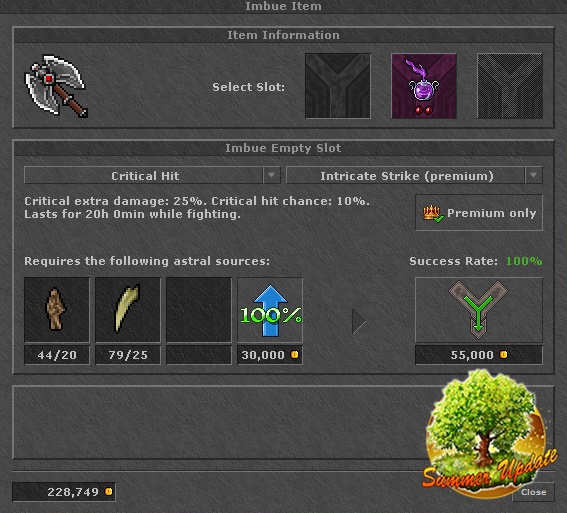 Teaser #7: Um Imbuing System para todos! - Tibia Life