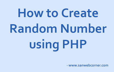 How to generate php random number