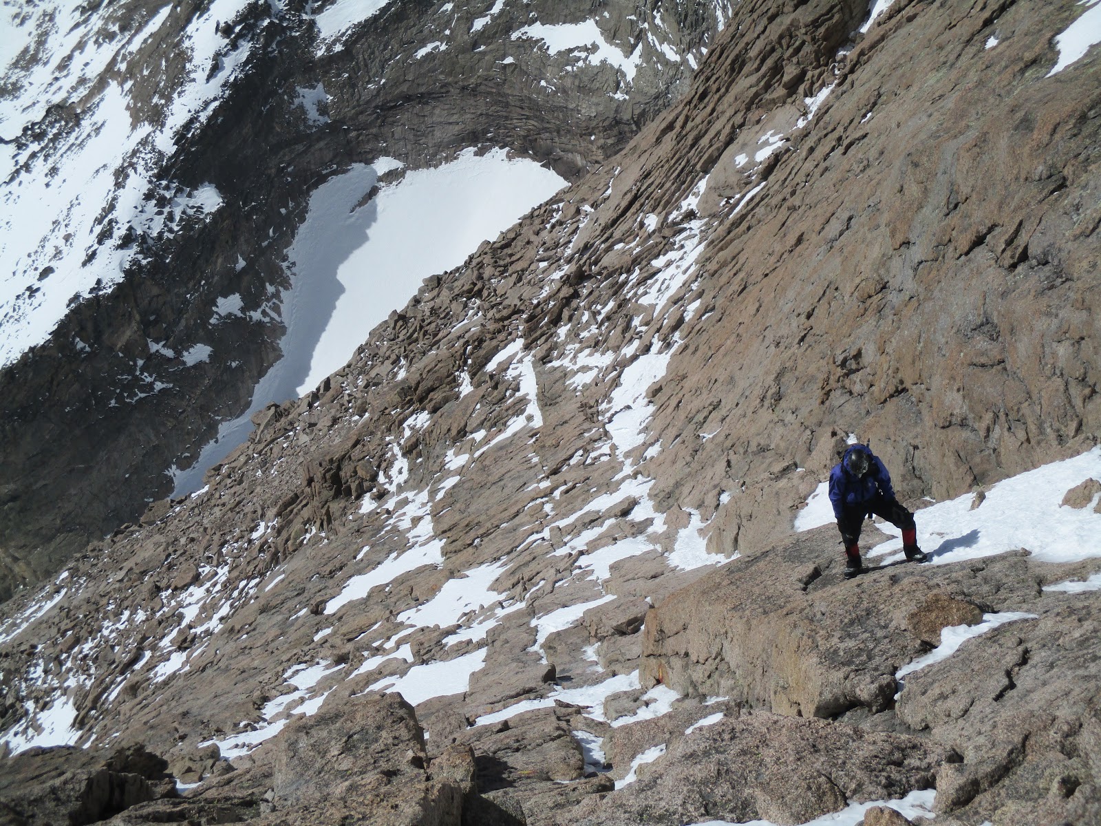 Climbing Trip Reports: Streaking on Longs Peak...in winter!