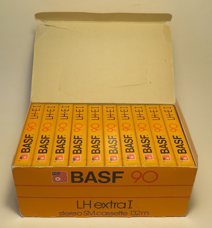Nostalgorama: Kassettband BASF LH extra I från omkring 1981