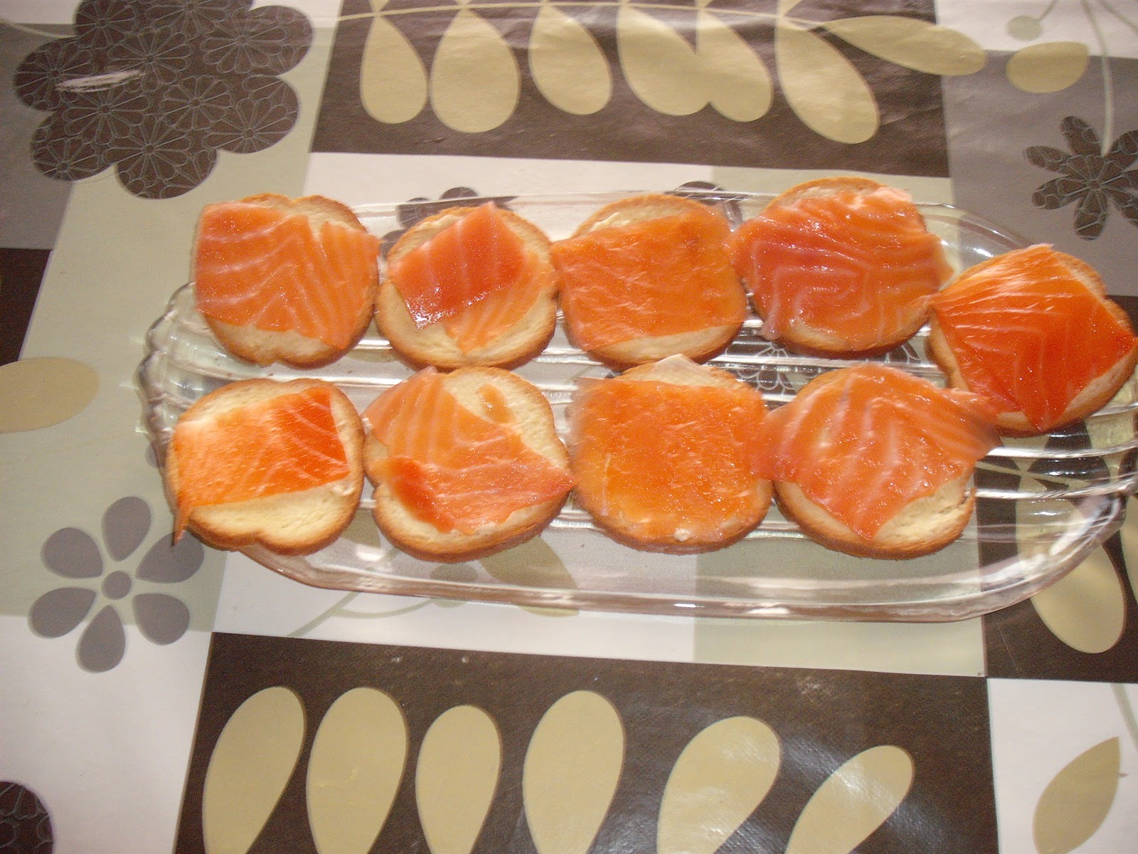 Les recettes de cuisine d'une débutante: Petits toasts pour la Saint ...