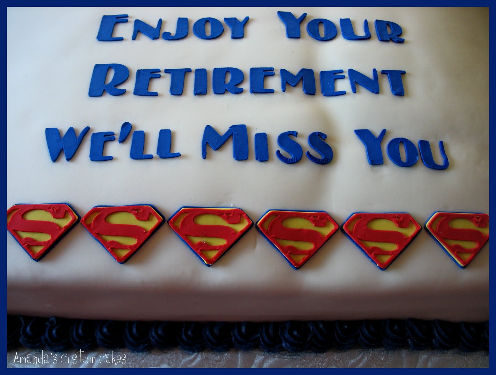 Amanda's Custom Cakes: Fire Chief Retirement Cake