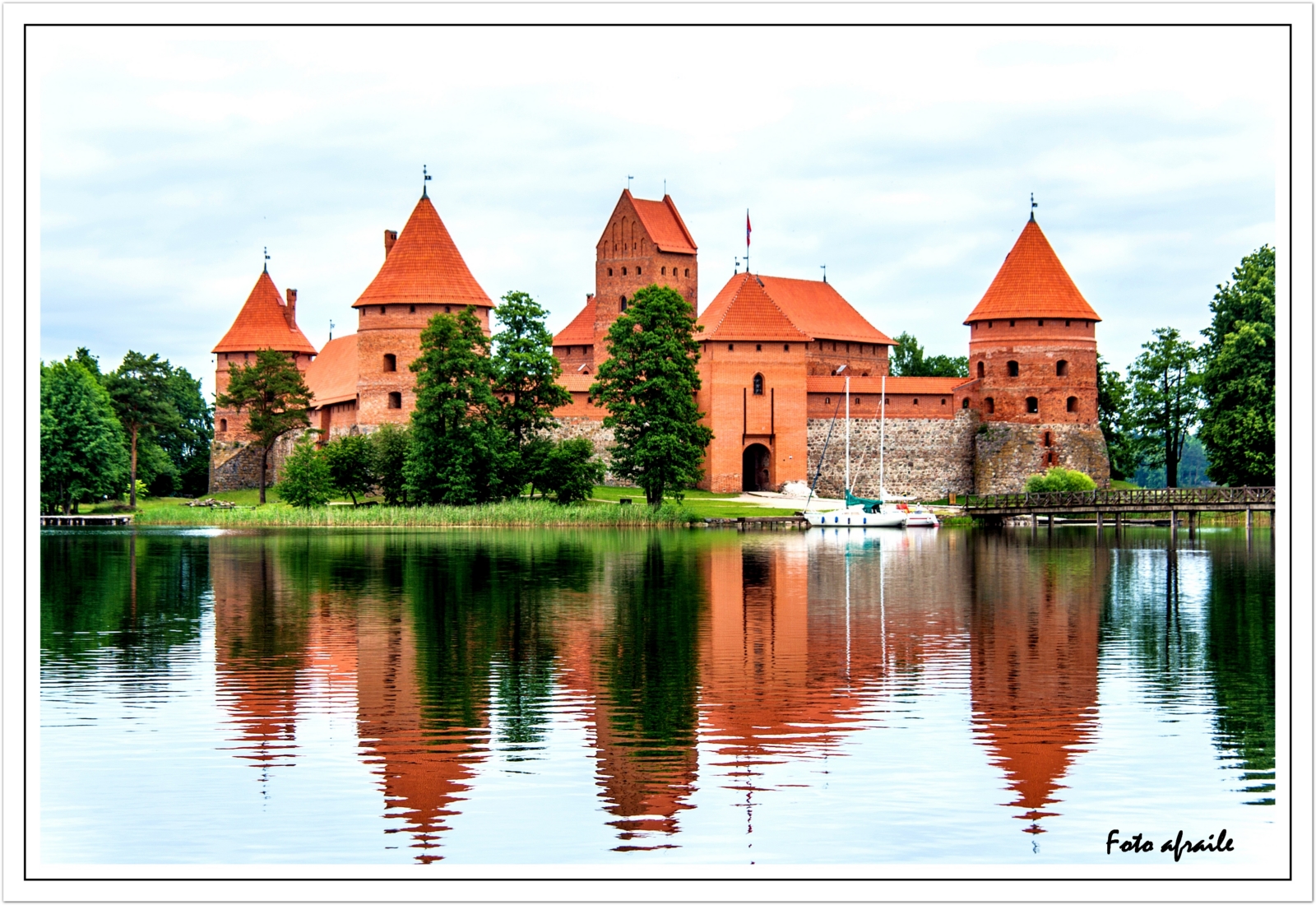 Mi Album de Fotos: TRAKAI (Lituania). Castillo medieval de Trakai.