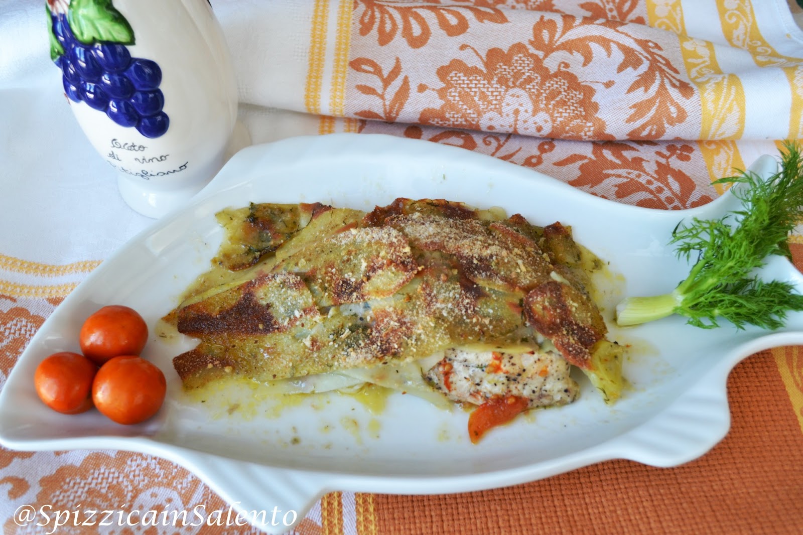 Spizzica in Salento...: Filetti di Ricciola in Crosta di Patate