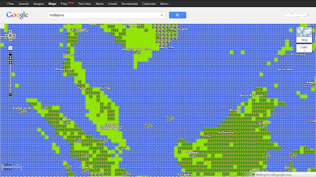 Share It Out: Google Maps in 8 bits!