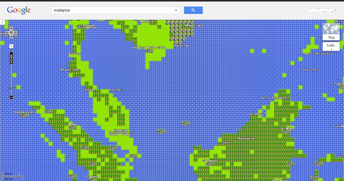 Share It Out: Google Maps in 8 bits!