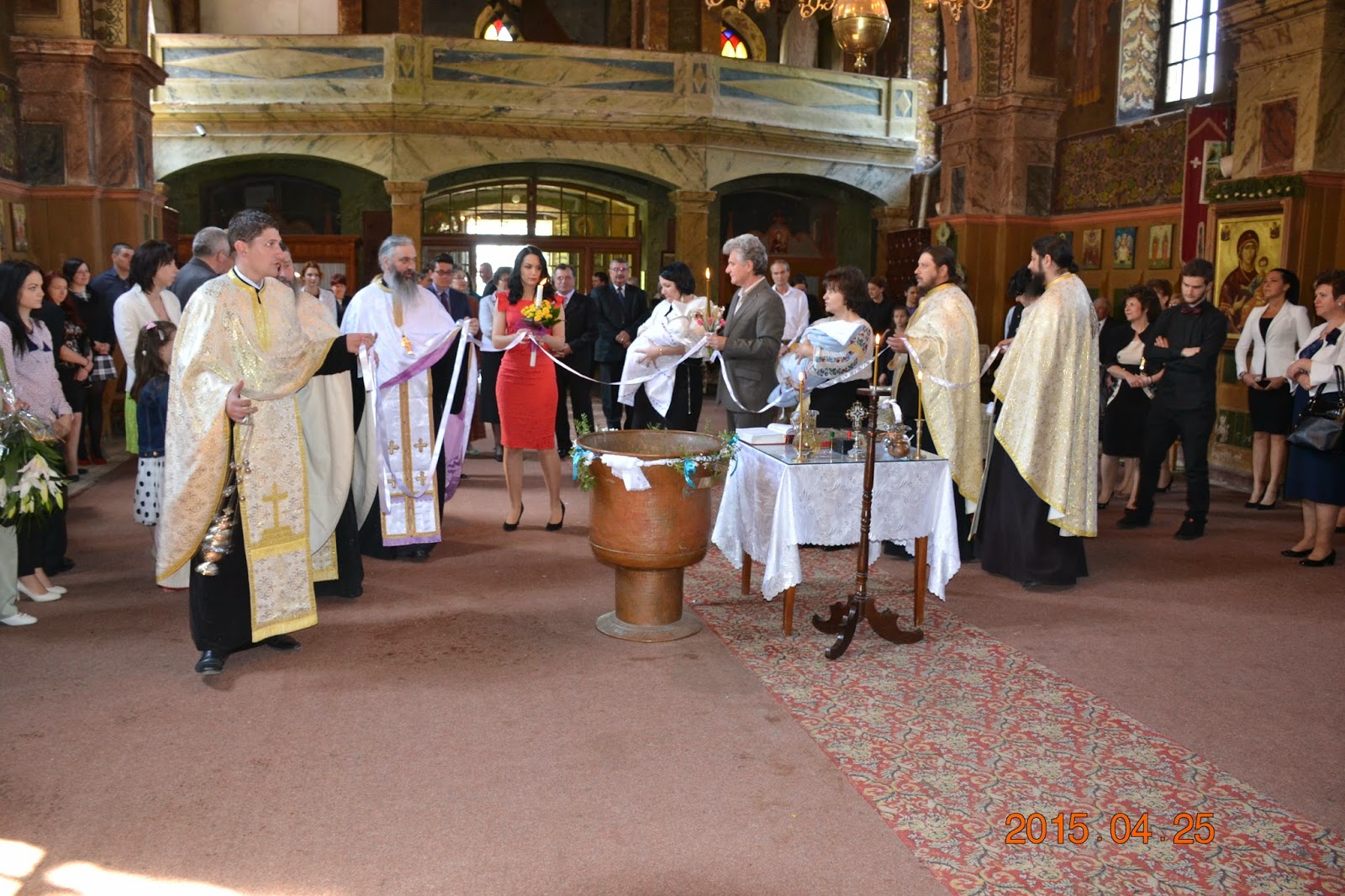 Botezul pruncilor David-Ciprian si Stefan-Ioan, Manastirea Nicula – Dar!