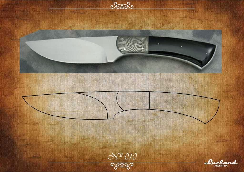 facón chico: Moldes de Cuchillos