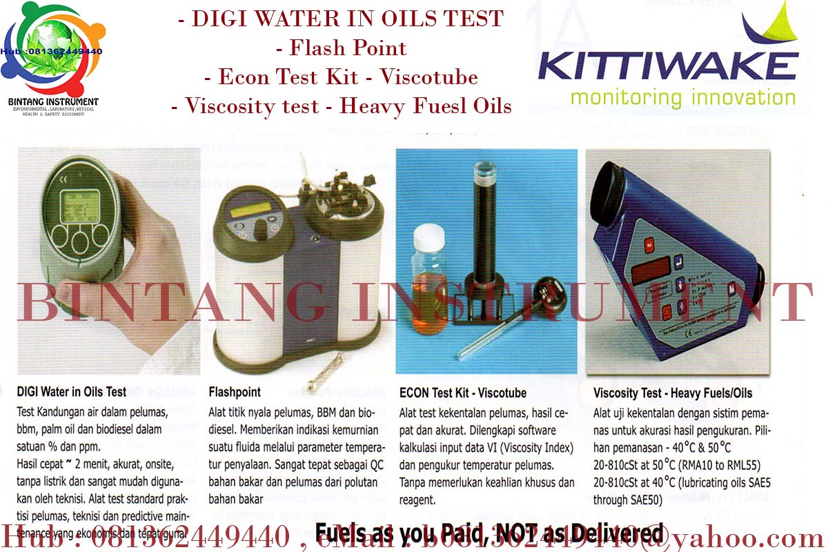 BINTANG INSTRUMENT : 081362449440 Jual Kittiwake Used Oil Analysis On ...