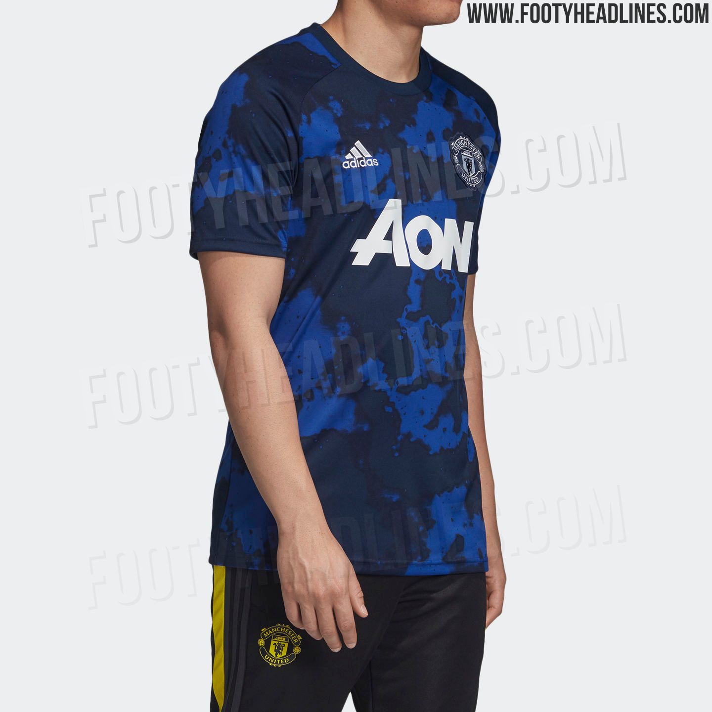 Garish: Adidas x Parley Manchester United 19-20 Pre-Match Shirt Leaked ...