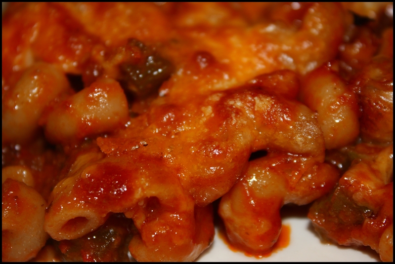 Baked Lamb Ragù with Macaroni and Three Cheeses