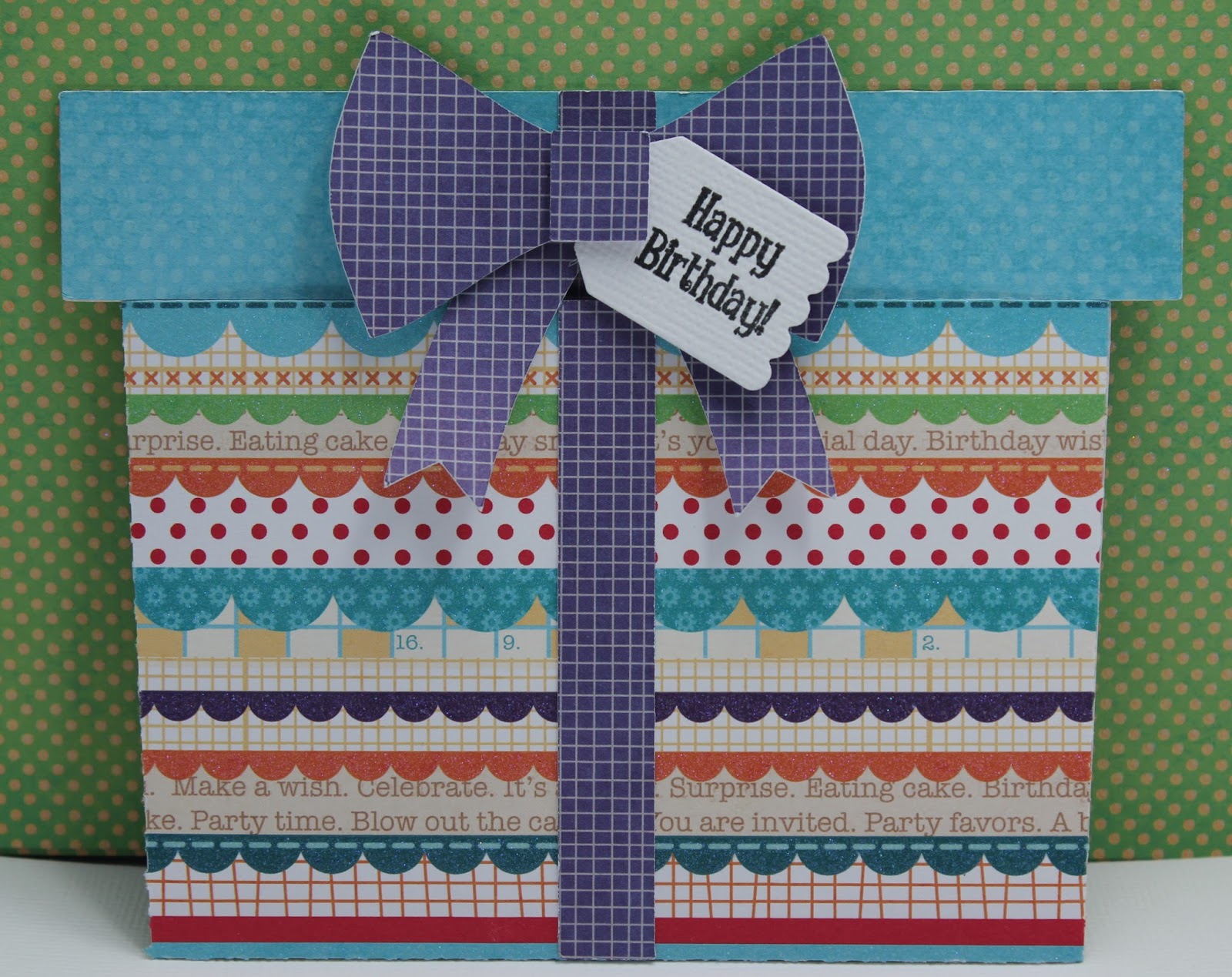 This and That: Happy Birthday Gift Card Holder