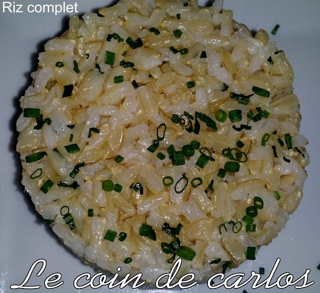 Le coin de Carlos: Riz complet
