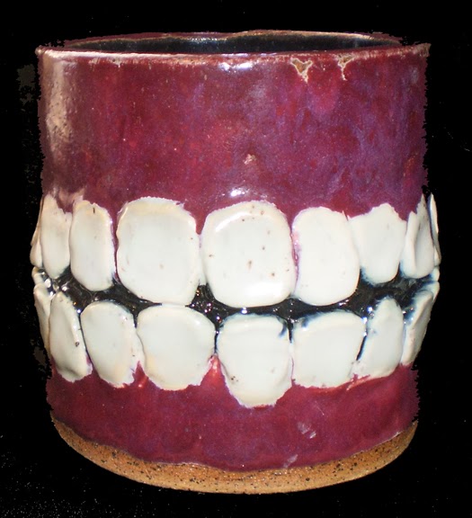 Aberrant Ceramics: Tooth Pot 1