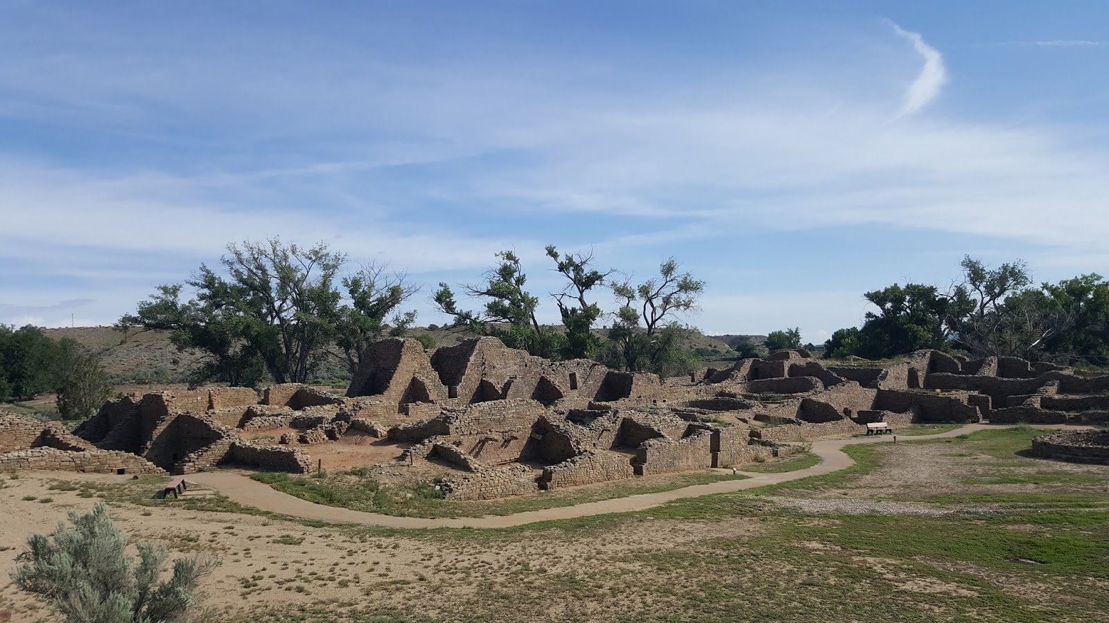 view from the thirteenth floor: aztec ruins national monument