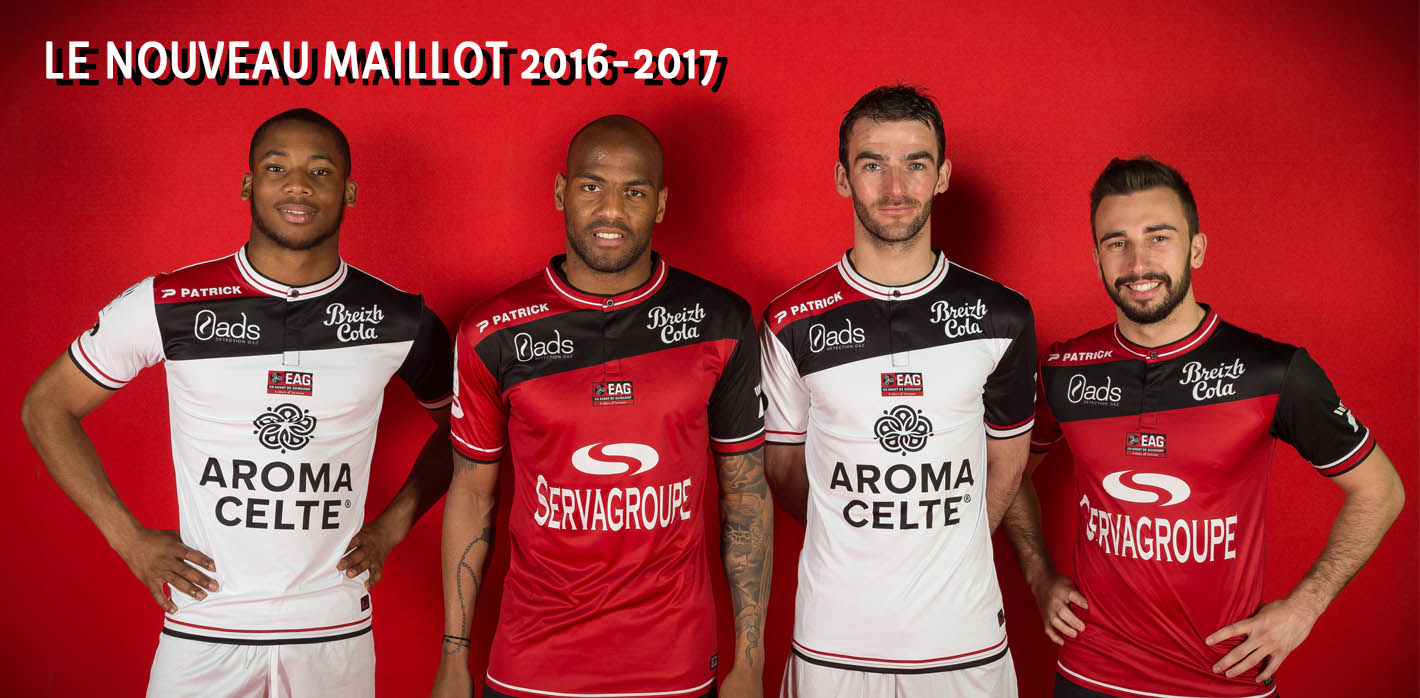 EA Guingamp 16-17 Home, Away and Third Kits Released - Footy Headlines