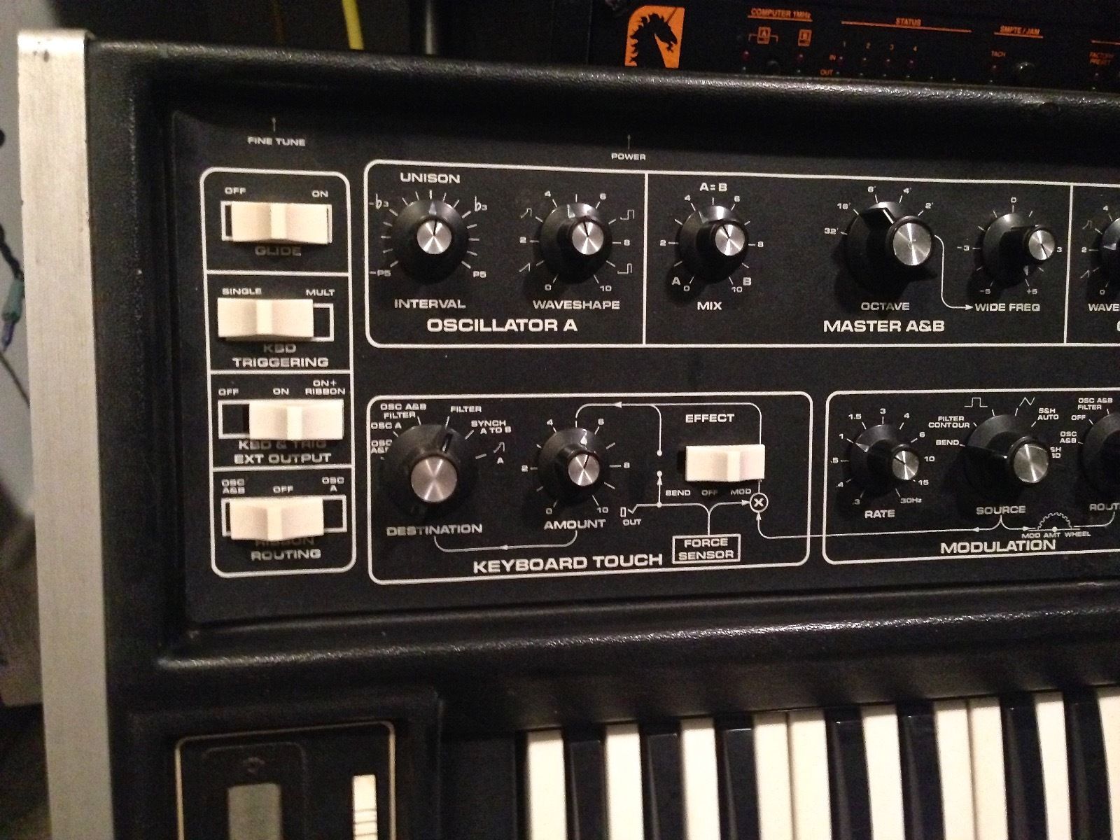 MATRIXSYNTH: Moog Multimoog SN 2193 Serviced at Moog Factory in 2014