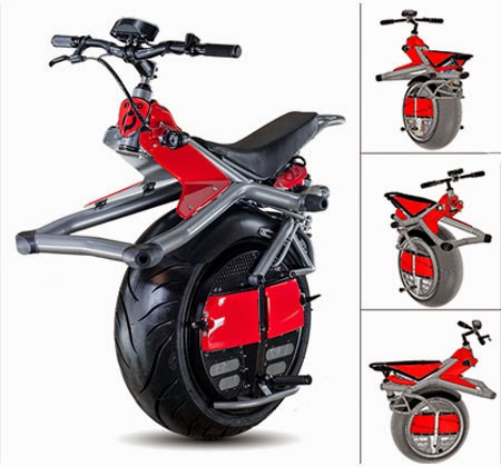 Motor Listrik Beroda Satu Yang Super Unik | Spek Motor