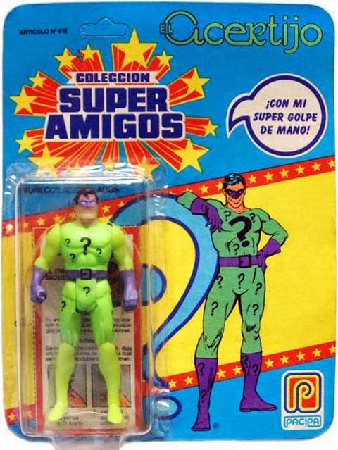 Comic Book Hunter & Gatherer: The Riddler Super Amigos Action Figure