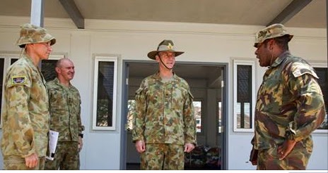 Australian Army Chief visits troops in Exercise Olgeta Warrior - Papua ...