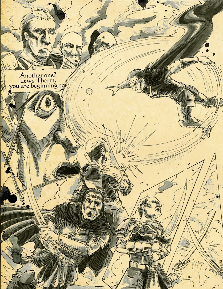 Illustrations by Ian: Wheel of Time: Lan vs Demandred *Spoilers*