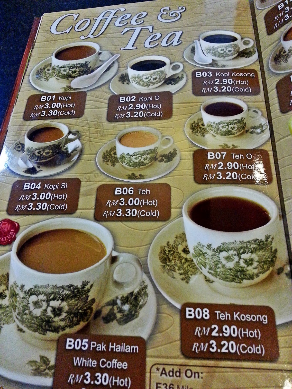 Venoth's Culinary Adventures: Pak Hailam Kopitiam @ Kepong Baru, Kuala ...