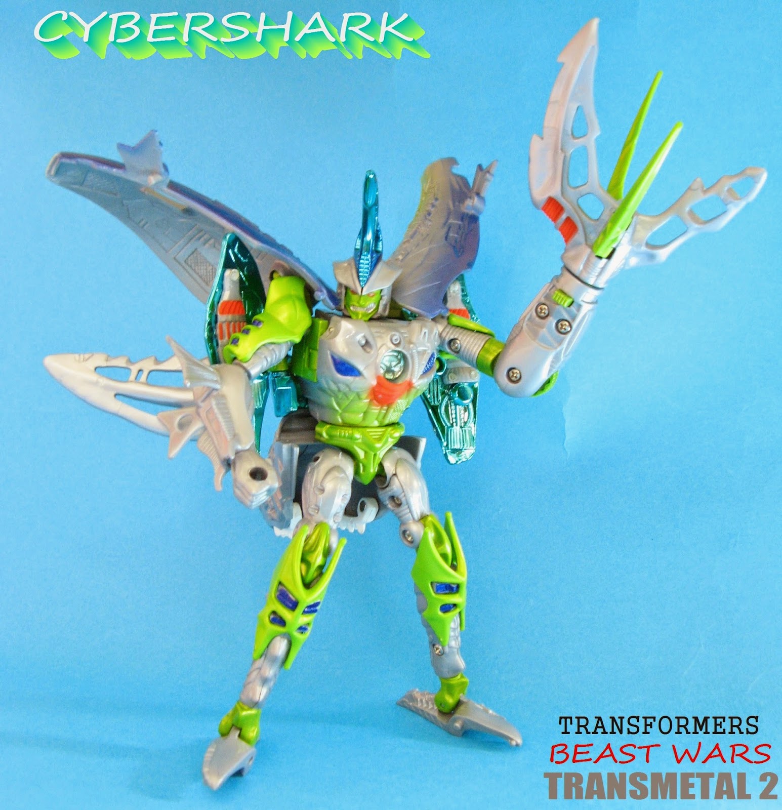 Transformers Beast Wars TRANSMETALS 2 Mega class CYBERSHARK變形金剛特種變形勇士 超 ...