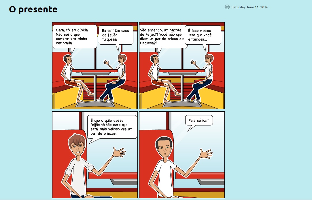 Comunica aí!: Metodologias de comunicação: História em quadrinhos (HQ)