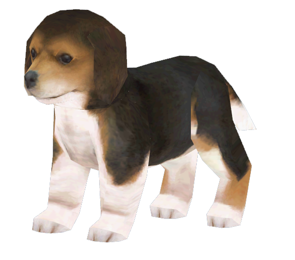 Papercraft - Modelos en papel - CBA: Perro Beagle - Papercraft